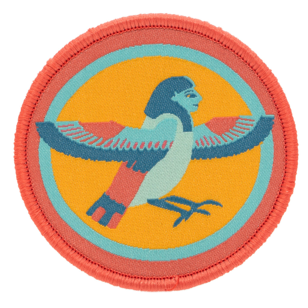 Iron on Embroidered Egyptian Patch: Horus – Western Australian Museum Store
