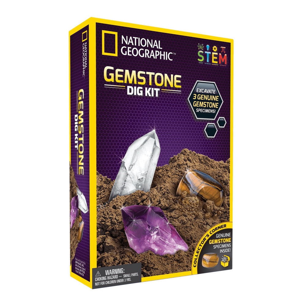 Gemstone Dig S.T.E.M Kit - National Geographic – Western Australian ...