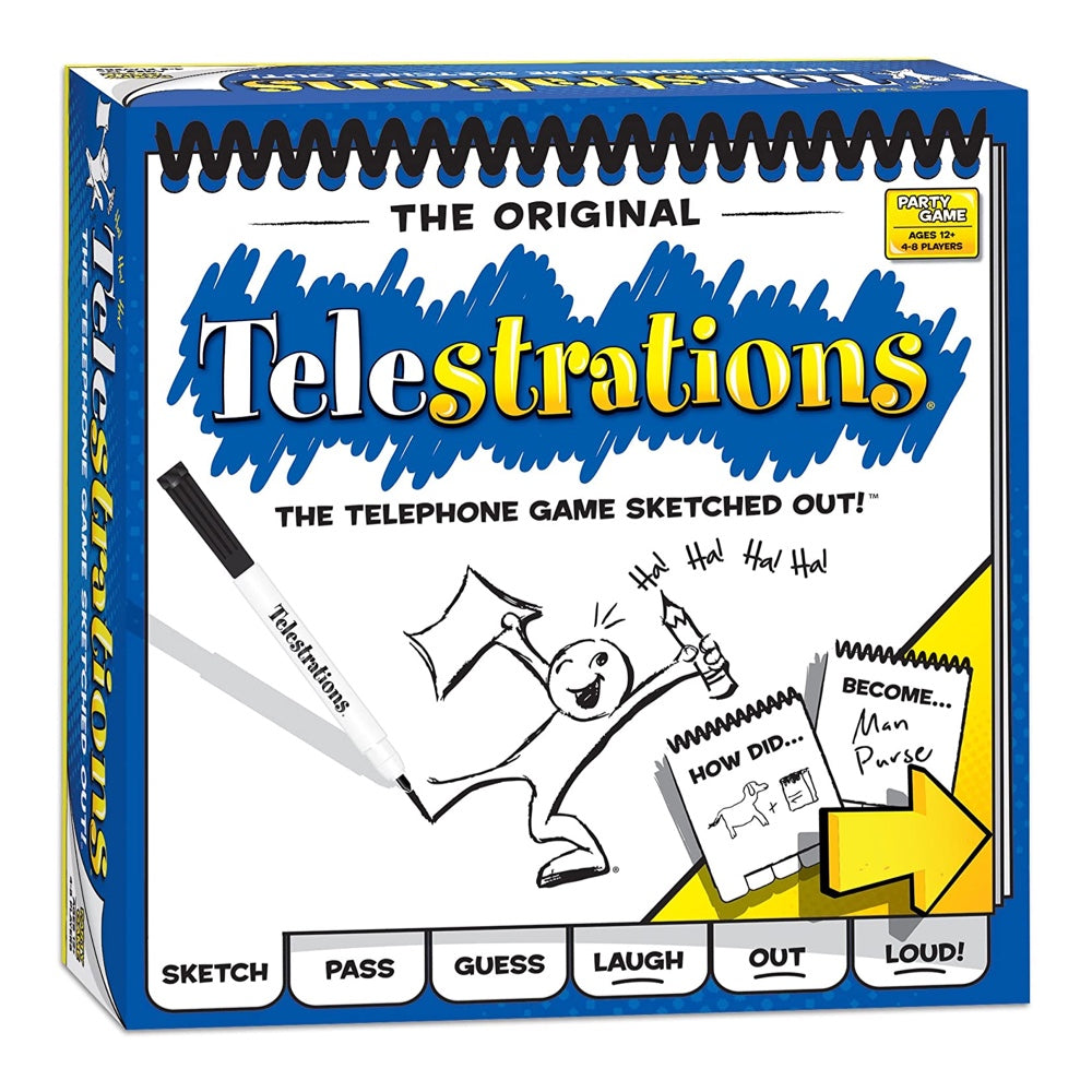 The Original Telestrations Game: The Telephone Game Sketched Out ...